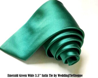 Emerald green tie | Etsy