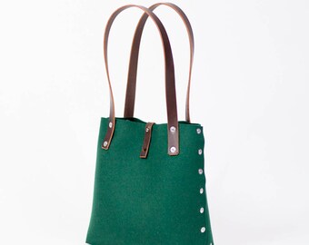 Womans felt handbag felt purse for women messenger bag for