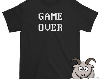 Game over tshirt | Etsy