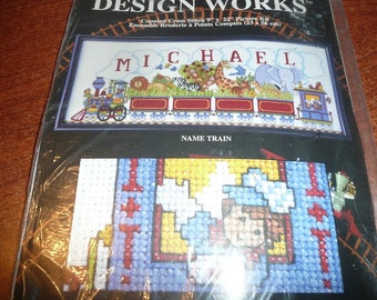 Train cross stitch | Etsy