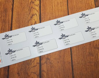 Airline labels | Etsy