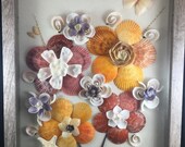 Unique Handcrafted shell art for home decor by Treasuresofmermaids