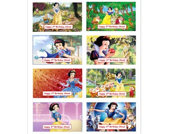 Snow white labels | Etsy