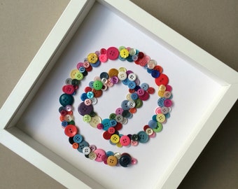 Unique and bespoke button art handmade by me by ButtonArtbySophie