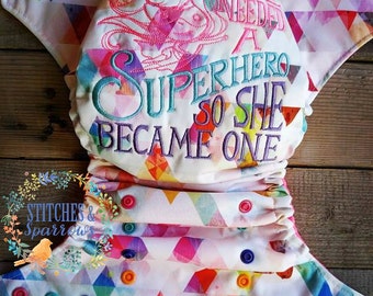 Superhero diaper | Etsy