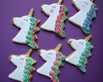 Unicorn cookies | Etsy