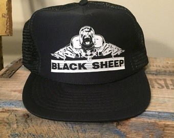 Black sheep hat | Etsy