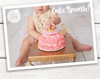 Cake smash template | Etsy