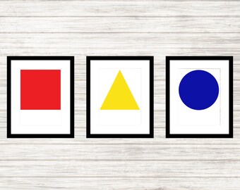Bauhaus shapes | Etsy