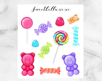 Candyland stickers | Etsy