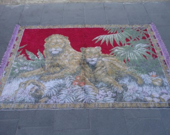 Lion rug | Etsy