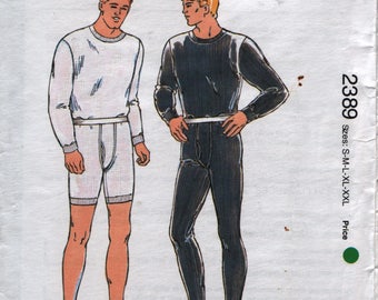 Long johns pattern | Etsy