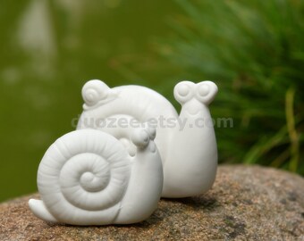 Fairy garden snails | Etsy