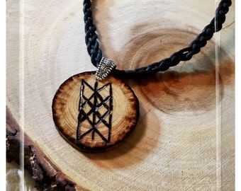 Bind rune necklace | Etsy