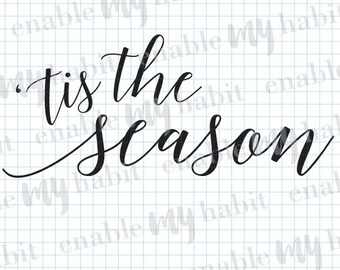 Tis the season svg | Etsy