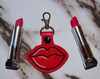 Lipstick keychain | Etsy