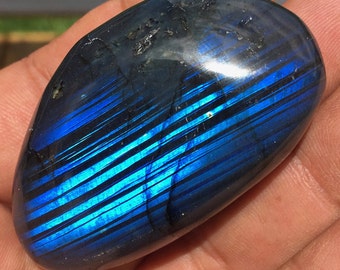 Bright blue stone | Etsy