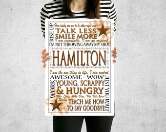 Hamilton poster | Etsy