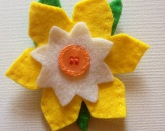 Felt daffodils | Etsy