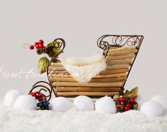 Sleigh photo prop | Etsy