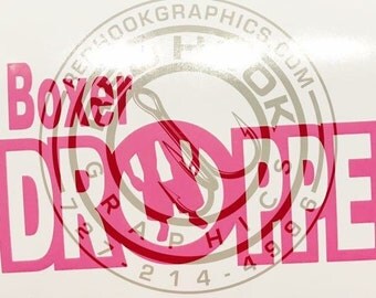 Boxer decal | Etsy
