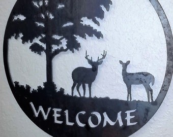 Metal wildlife sign | Etsy