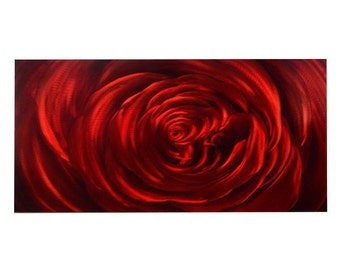 Items similar to Abstract Art - The Red Rose on Etsy