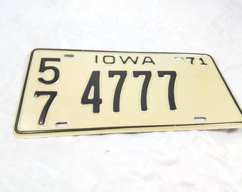 Old license plate | Etsy