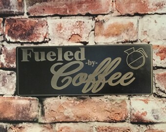 Metal coffee sign | Etsy