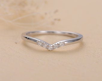 V shaped ring | Etsy