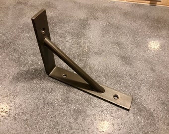 Iron shelf brackets | Etsy