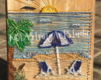 Palm tree string art | Etsy