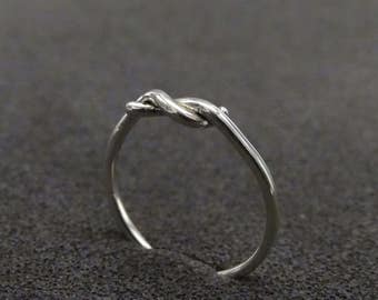 Knot promise ring | Etsy