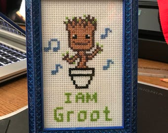 Groot cross stitch | Etsy
