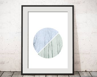 Printable modern art | Etsy