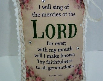 Bible verse ribbon | Etsy