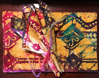 Batik placemat | Etsy