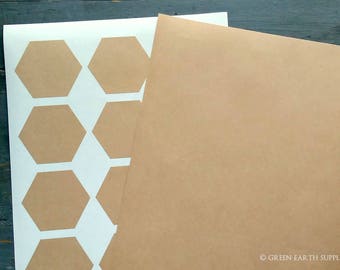 Hexagon stickers | Etsy