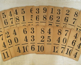 Vintage flash cards | Etsy