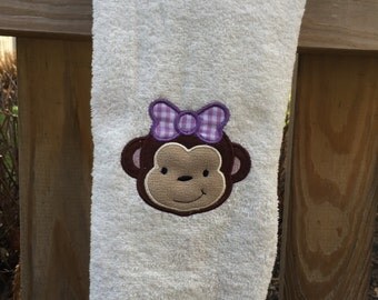 Monkey towel | Etsy