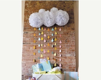 Raindrop baby shower | Etsy