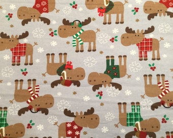 Moose fabric | Etsy