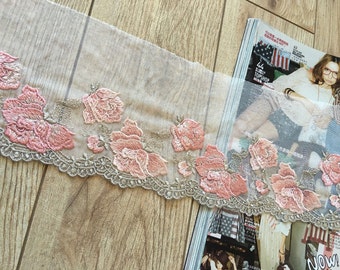 heavy embroidered lace fabric lace fabric with multi-color