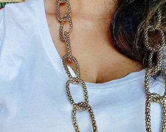 Big chain necklace | Etsy