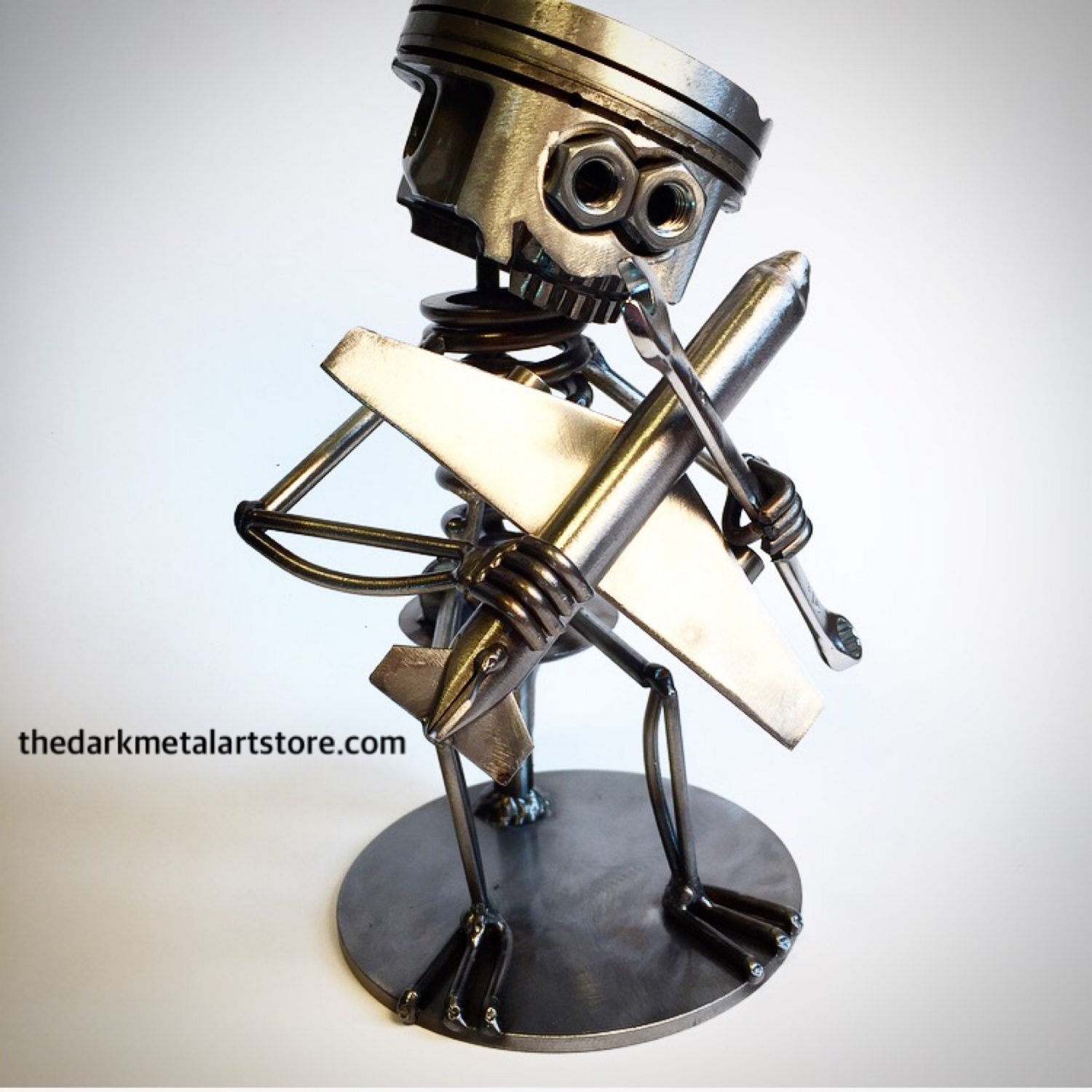 Aircraft Mechanic Metal Art