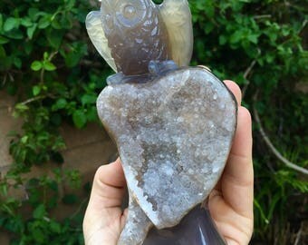 Carved smoky quartz | Etsy