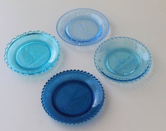 Small glass plates | Etsy