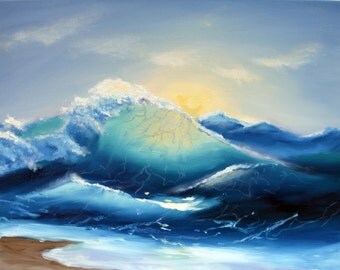 Sea painting | Etsy