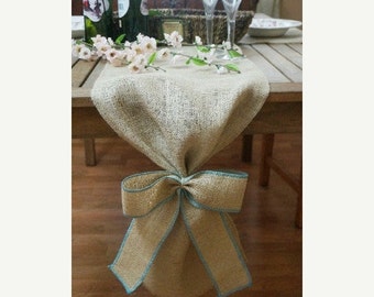 Unique burlap table decor related items | Etsy