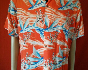 Flying fish print | Etsy